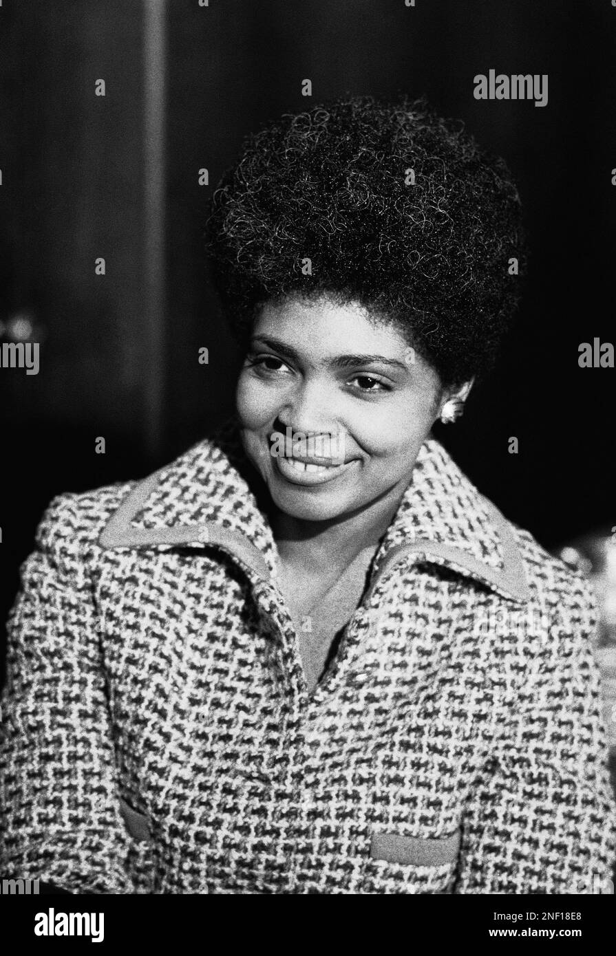 Mrs. Billye Aaron, wife of Atlanta Braves Baseball star during Press ...