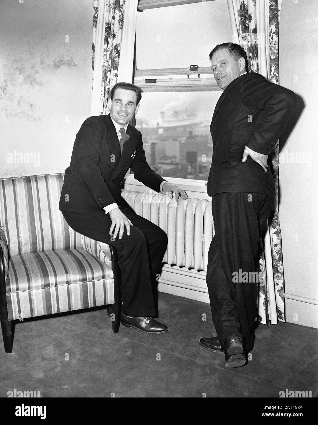 Peter Pirogov (left) and Anatole Barsov, escaped Russian Air Force ...