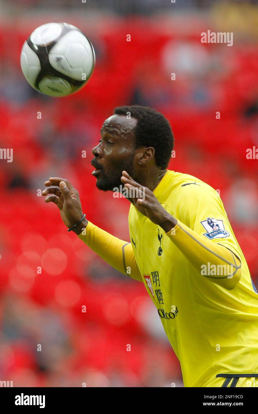 Tottenham Hotspur's Pascal Chimbonda plays against Celtic during their ...