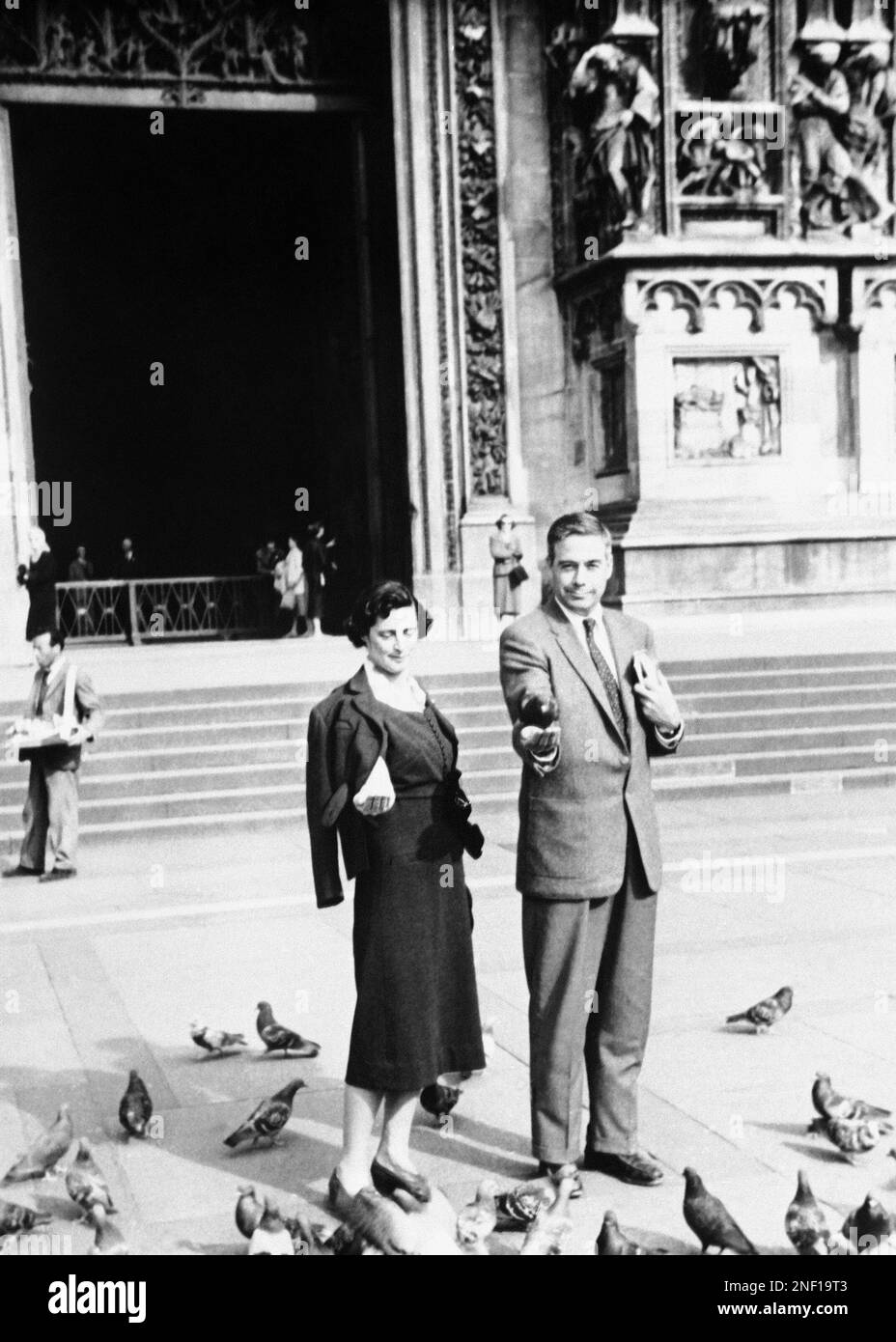 Gov. William Scranton of Pennsylvania is shown with his wife, Mary in ...