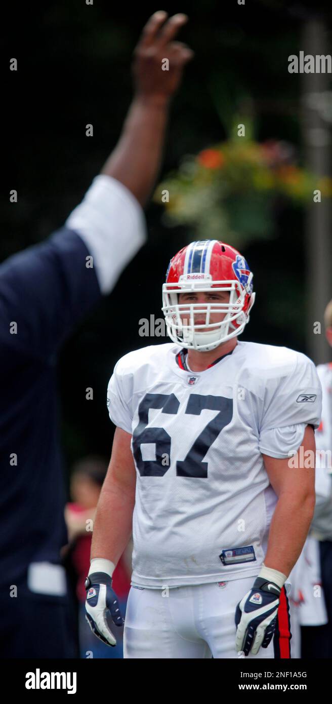 Buffalo Bills' Andy Levitre during NFL football traing camp at St. John ...