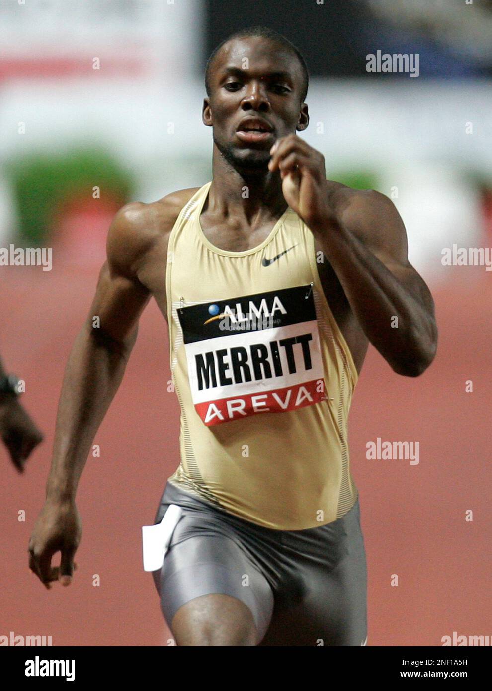 U.S. athlete LaShawn Merritt wins the 400m men at the Herculis ...