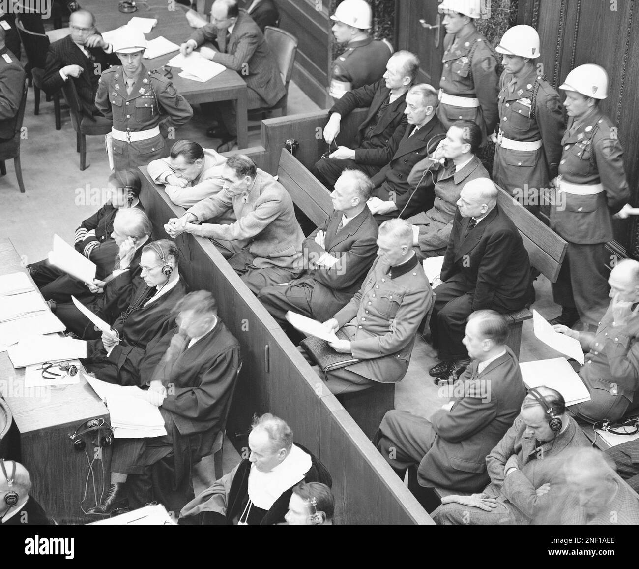 As the trial progresses the defendants adopt many different attitudes ...