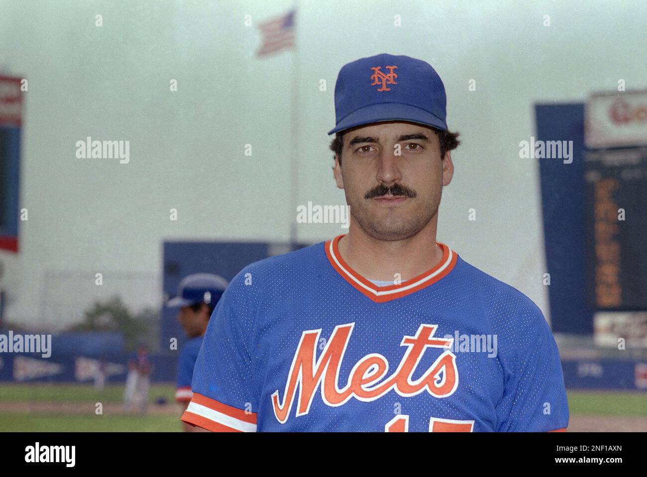 Shown in photo is Keith Hernandez, first baseman of the New York Mets ...