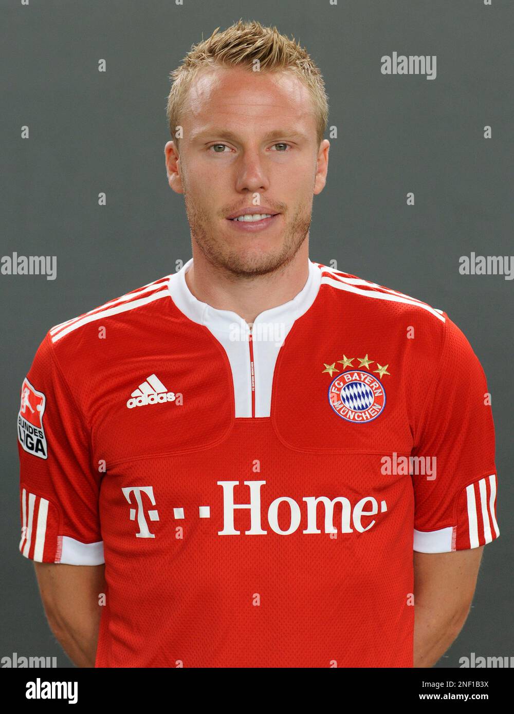 Christian Lell, player of the German first division Bundesliga soccer ...