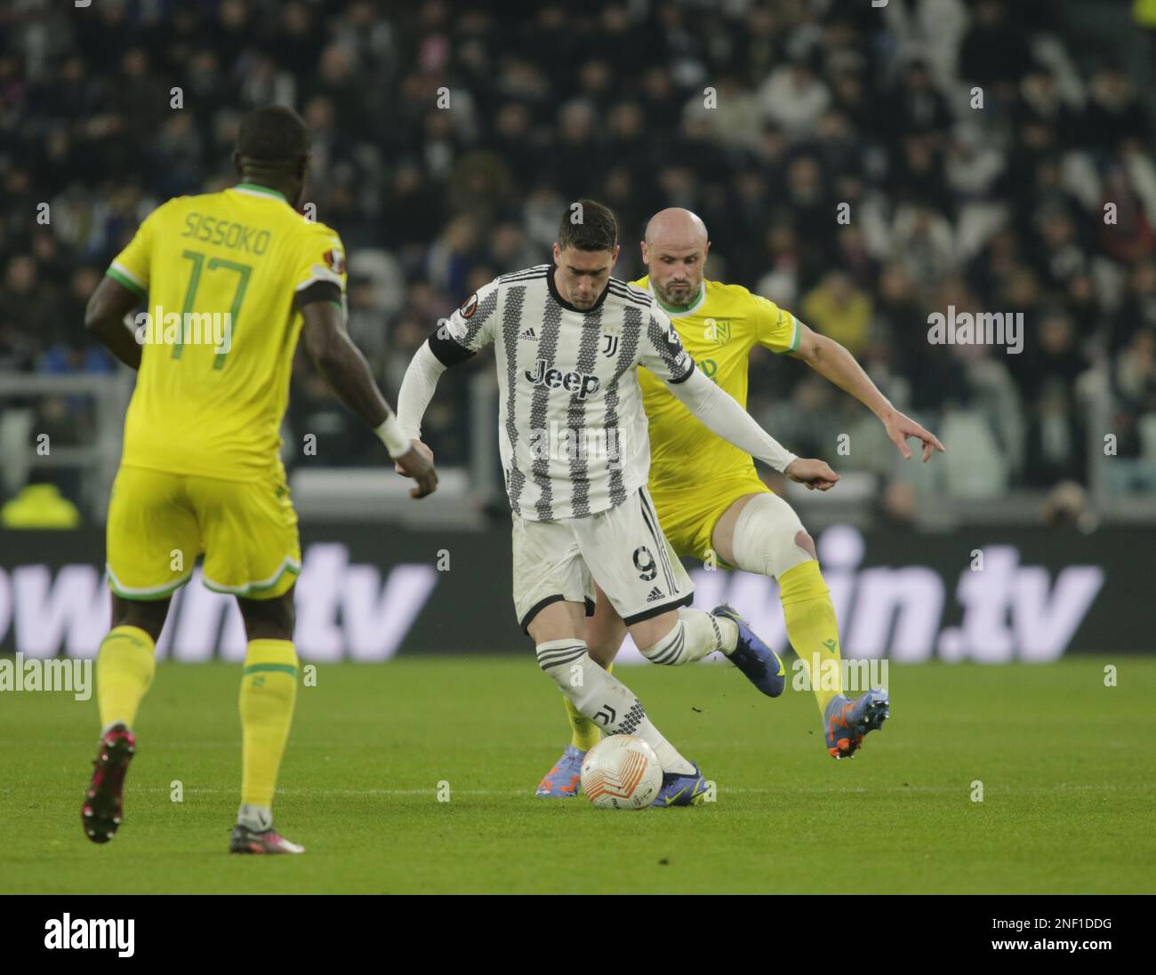 Dusan Vlahovic of Juventus during the Uefa Europa League, football ...