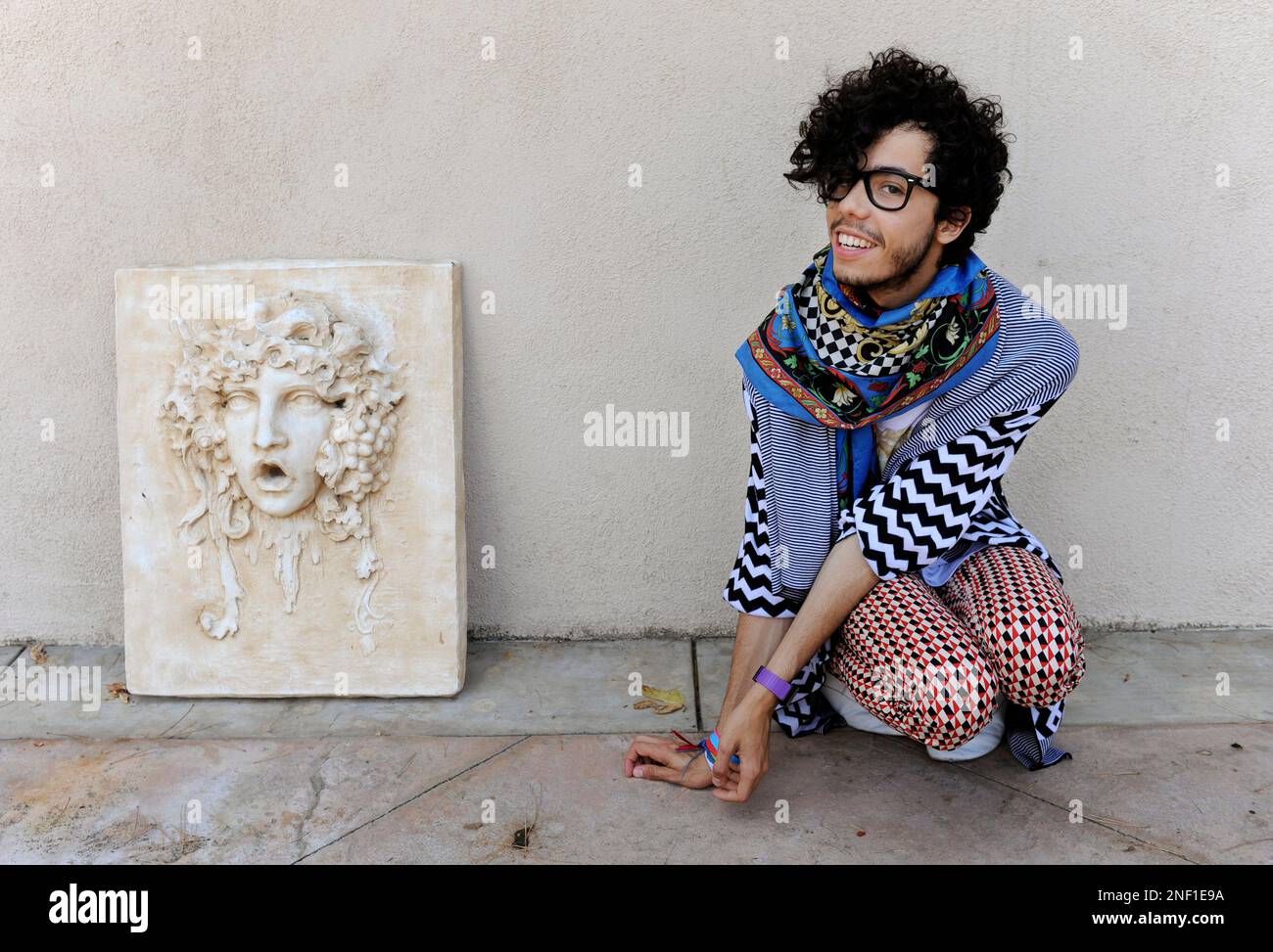 French singer Sliimy poses for a portrait in Los Angeles, Friday, July ...