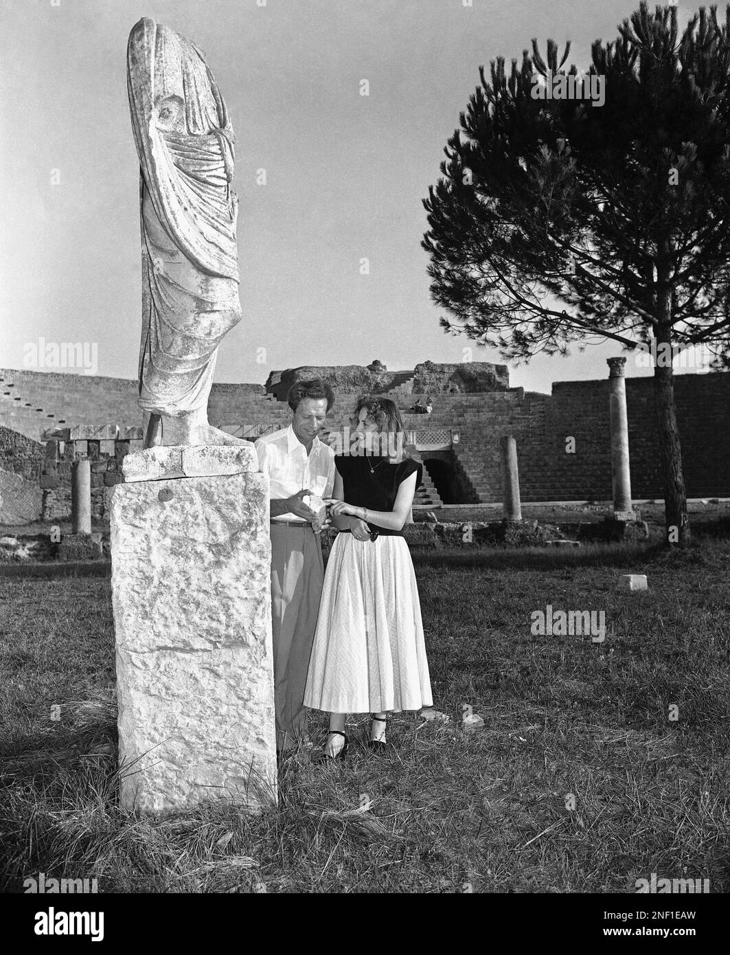 American Sculptor Harvey Fite, professor of sculpture at Bard College ...