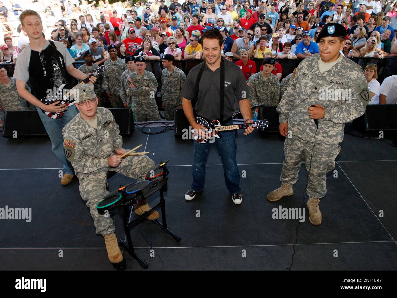 NASCAR Sprint Cup Series driver Casey Mears driver of the No. 7 Jack ...