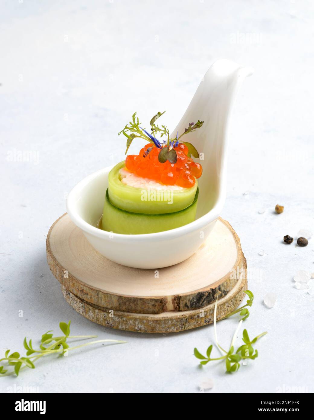 Canapes making hi-res stock photography and images - Alamy