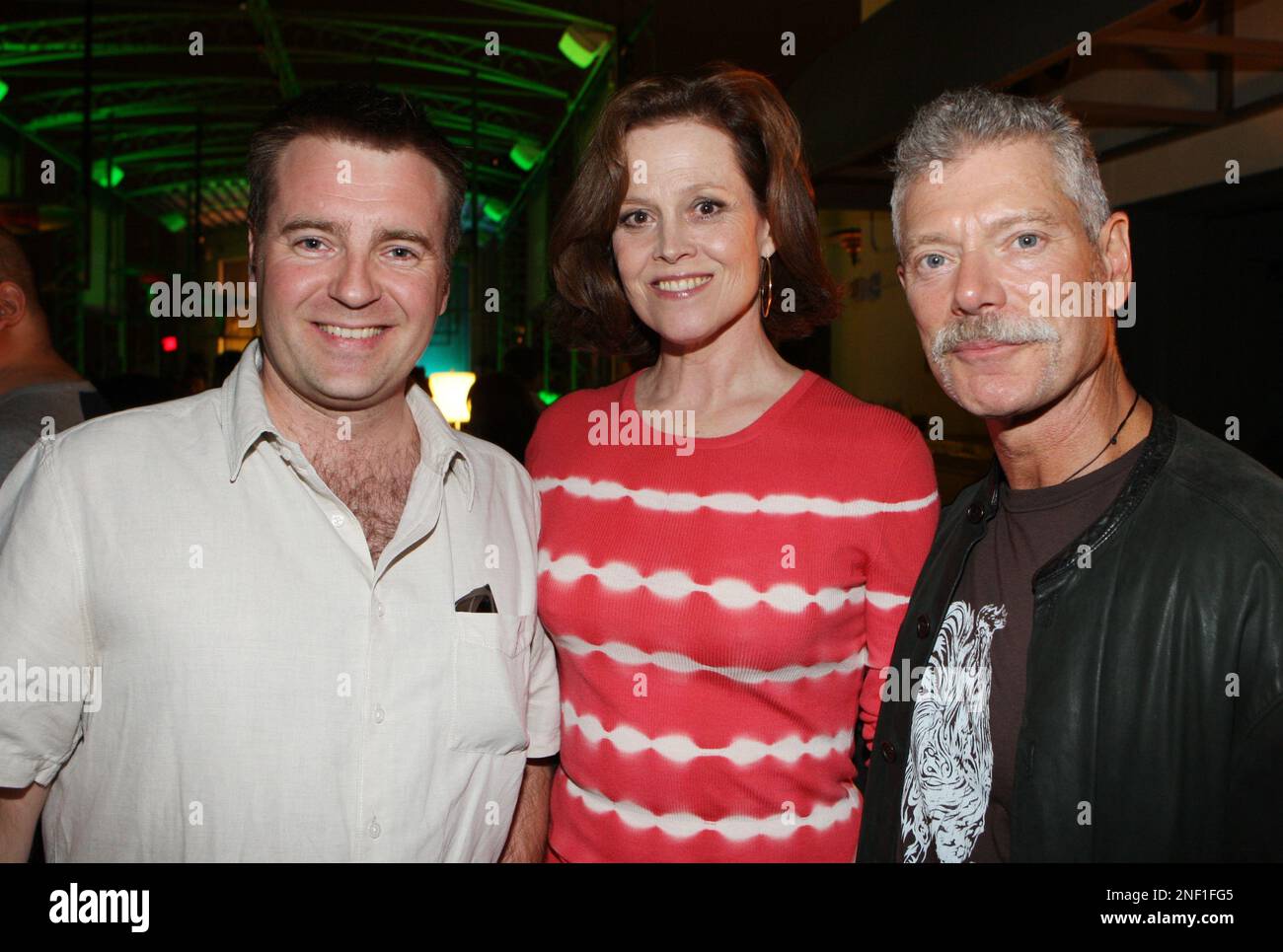 Yannis Mallat, CEO of Ubisoft Montreal, Sigourney Weaver and Stephen ...