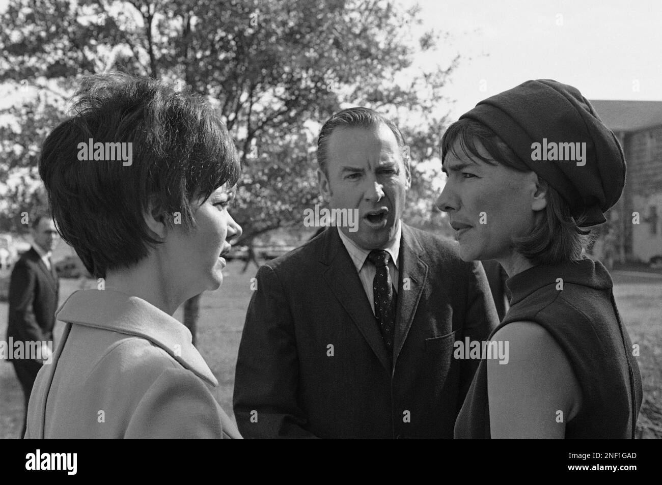 Mrs. Jane Conrad, right, wife of Apollo 12 commander, Charles “Pete ...