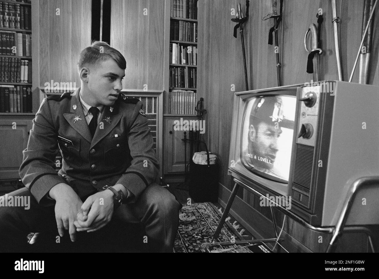 James Lovell III, 15-year-old cadet at St. John’s Military Academy at ...