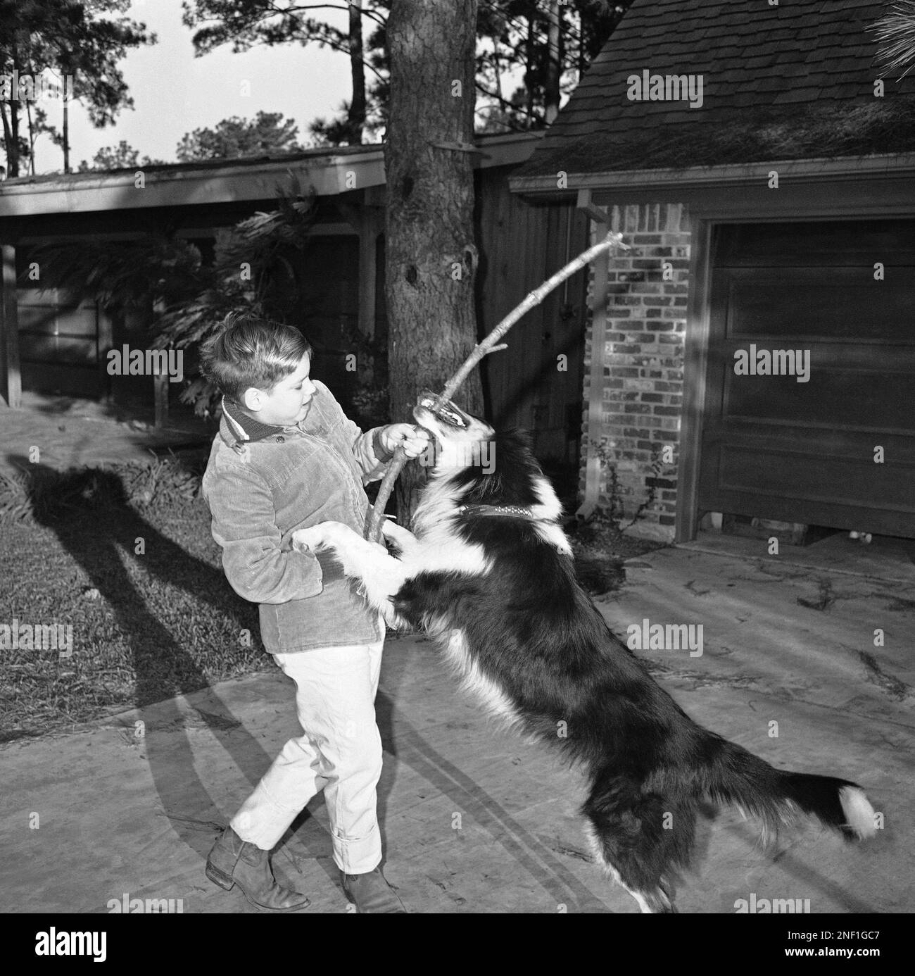 James Lovell III, 10-year-old son of Astronaut James Lovell, enjoys a ...