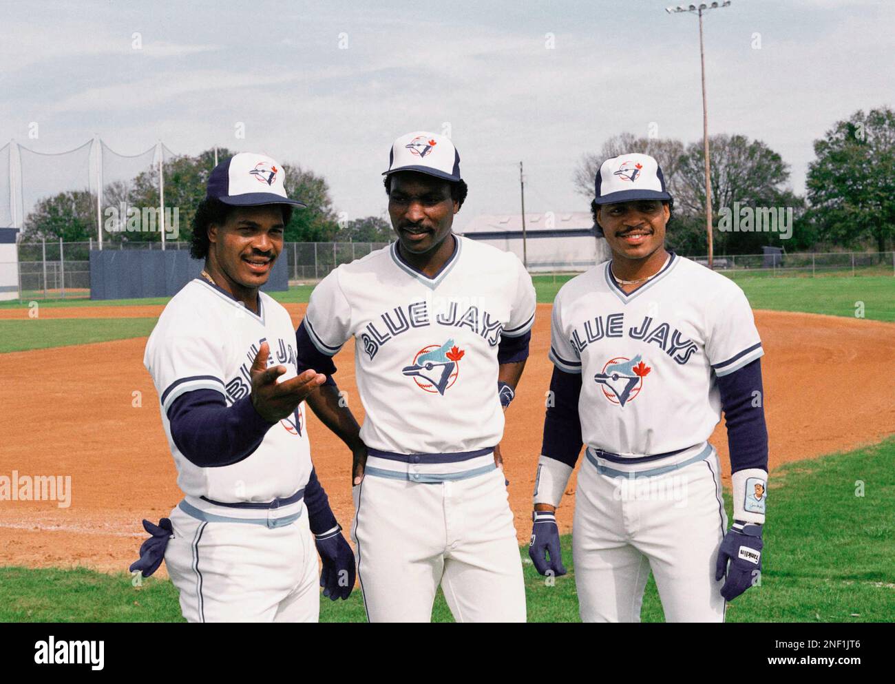 Toronto Blue Jays Outfielder’s George Bell, Lloyd Moseby, Jessie ...