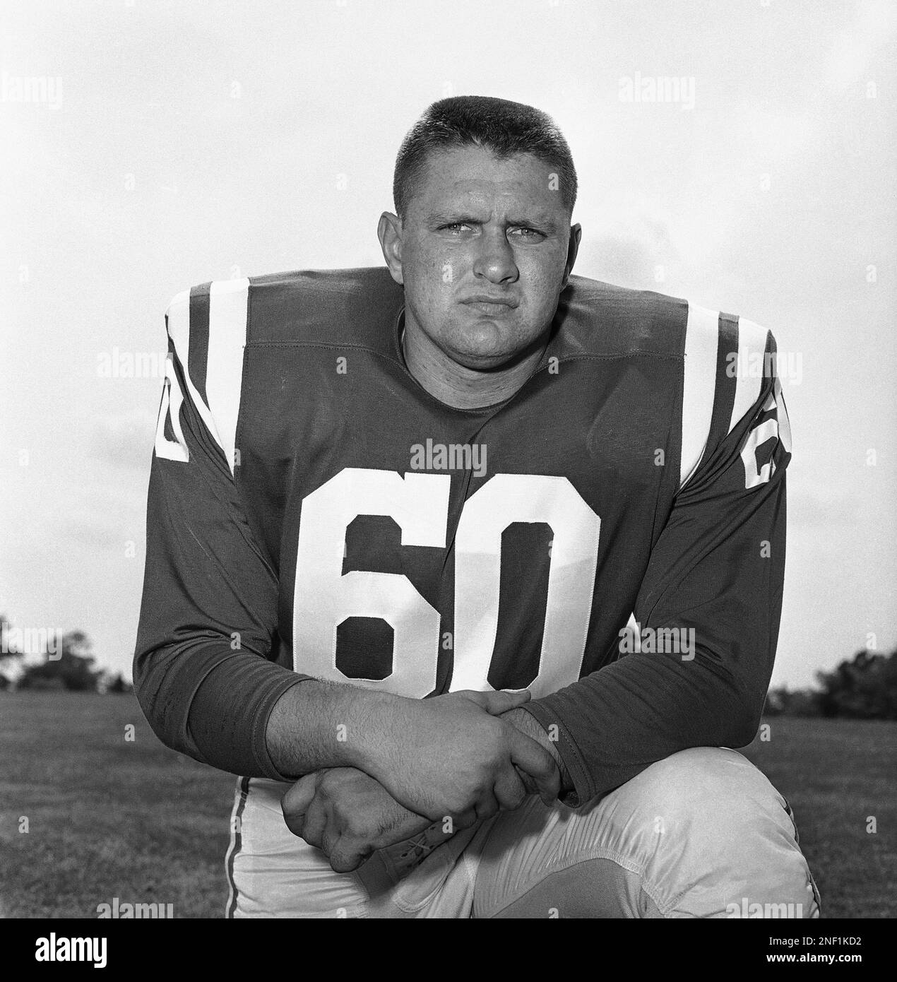 Shown in photo is George Preas (60), Baltimore Colts shown July 22 ...