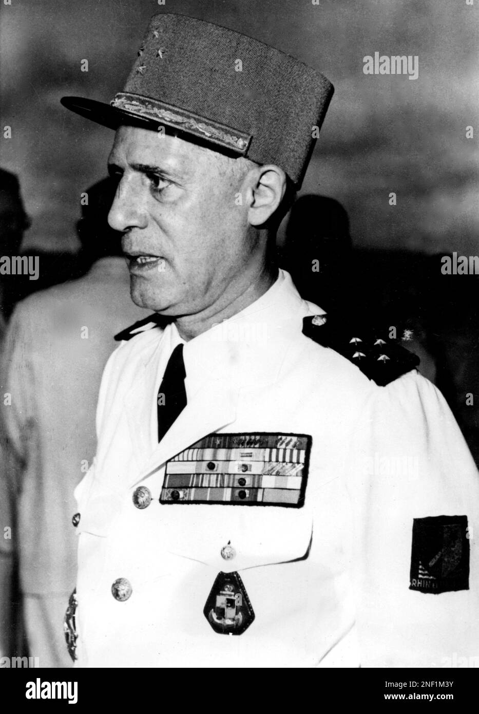 Undated portrait of French General Raoul Salan nominated to be an ...