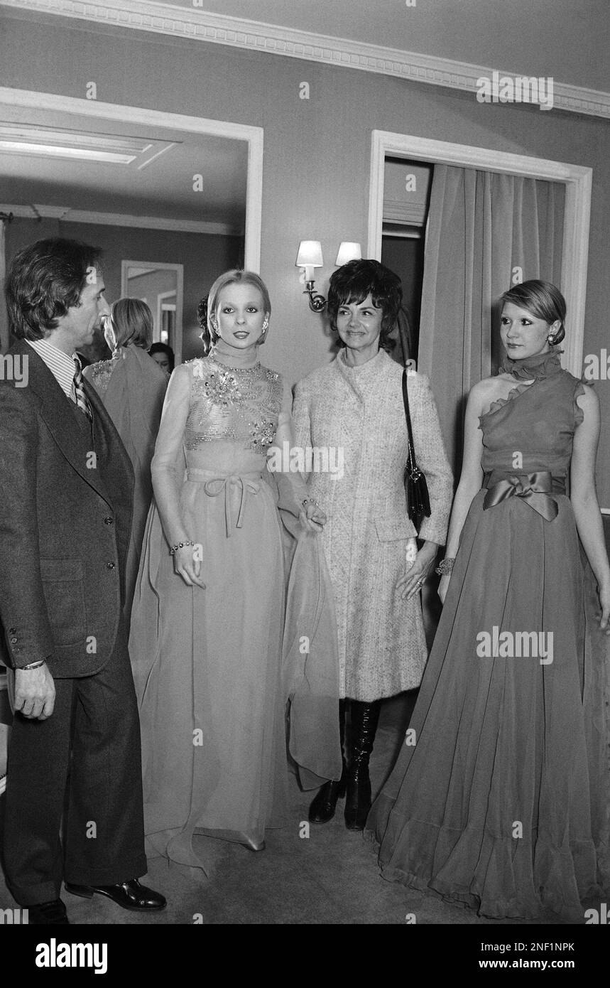 Wife of U.S. Astronaut of Apollo I3, in visit in Paris, Mrs. James ...