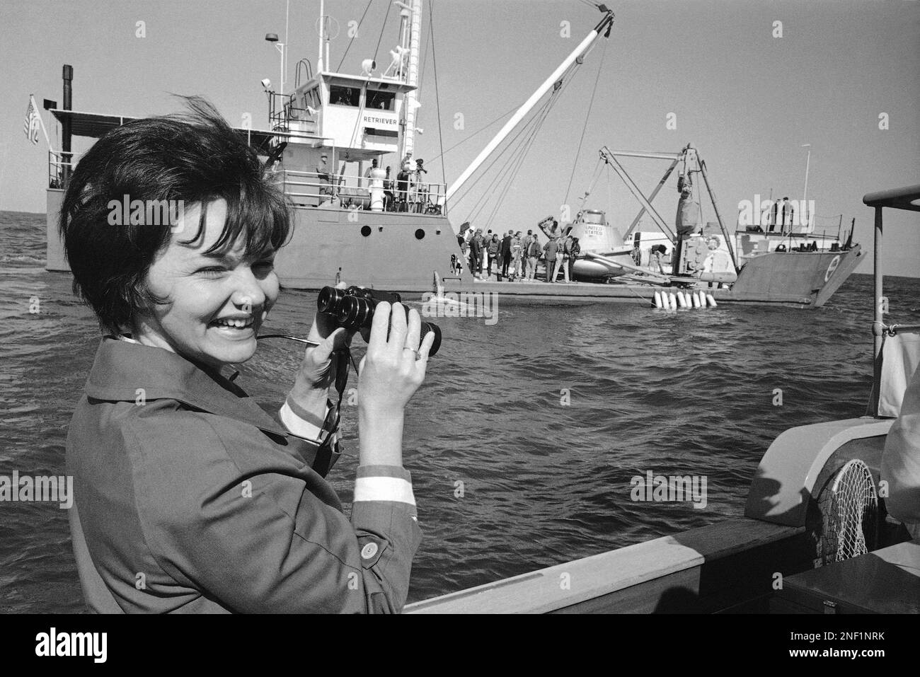 Mrs. Marilyn Lovell, wife of Capt. James A. Lovell, Jr., who is ...