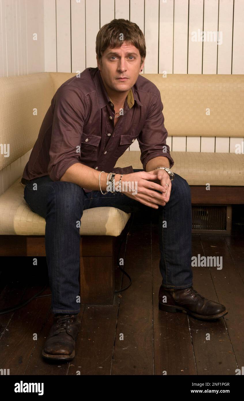 Rob Thomas is photographed in New York on July 1, 2009. (AP Photo/ Jim ...