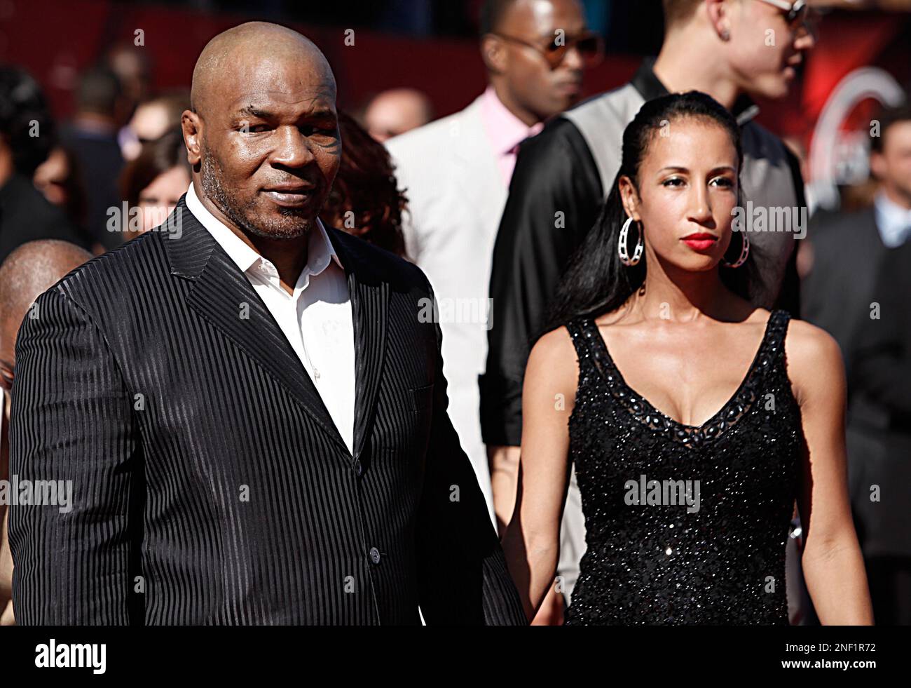 Mike Tyson and his wife, Lakiha Spicer arrive at the ESPY Awards on ...
