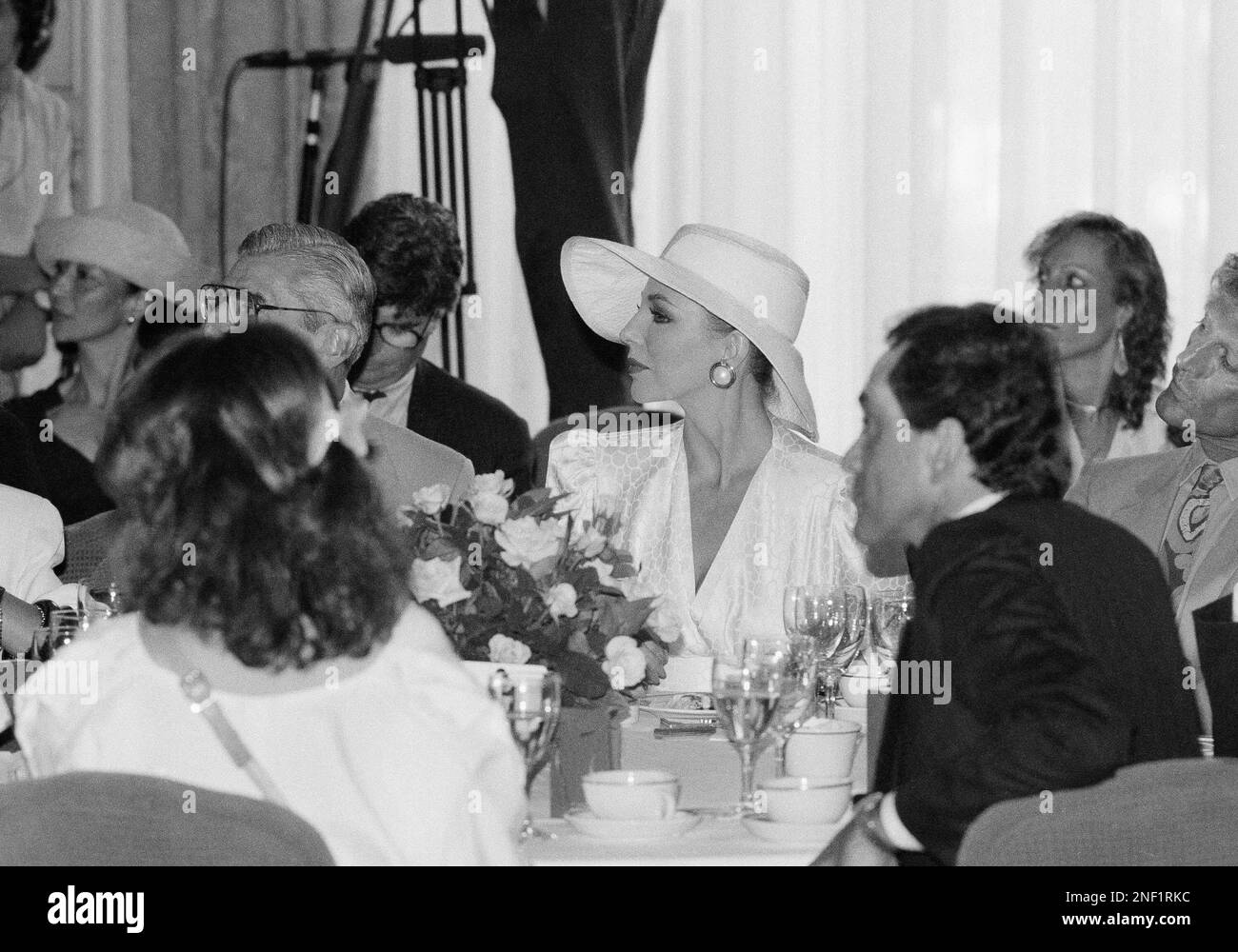 Joan Collins a star on TV’s “Dynasty”, at Pierre hotel in New York City ...