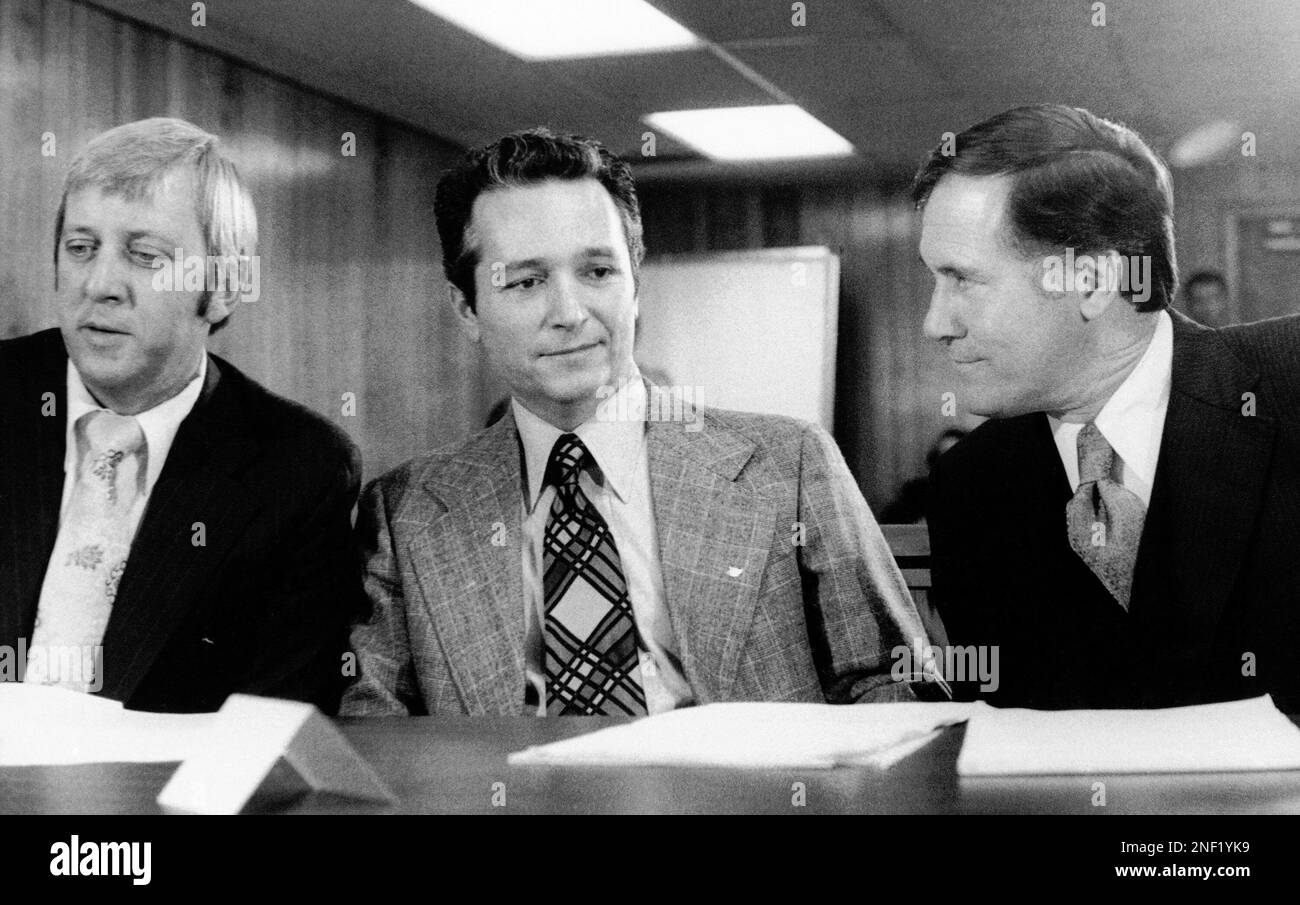 Ft. Worth multi-millionaire Cullen Davis, center, is shown on first day ...