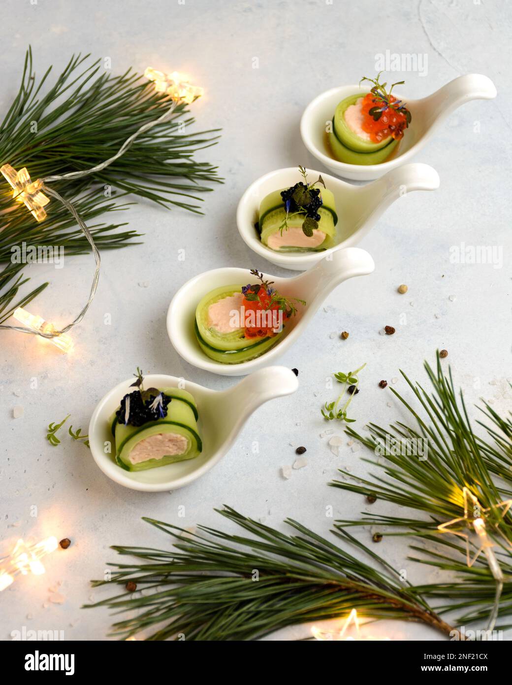 assorted canapes with caviar for catering. High quality photo Stock ...