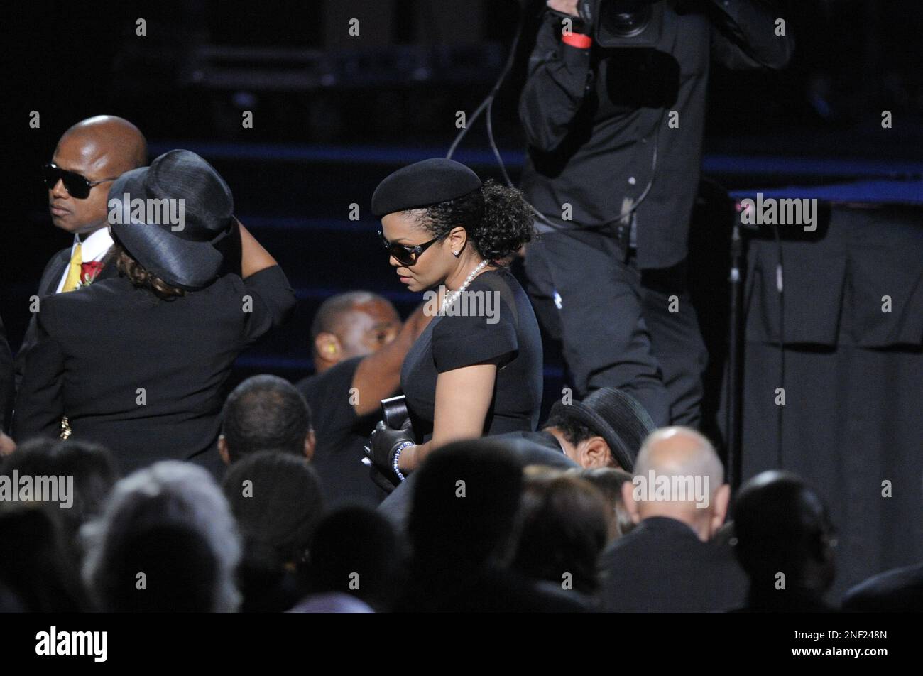 Janet Jackson during the memorial service for Michael Jackson at the ...