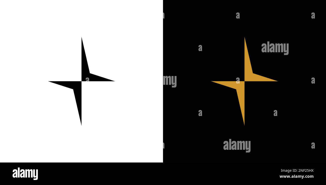 Modern and cool star icon logo design Stock Vector Image & Art - Alamy