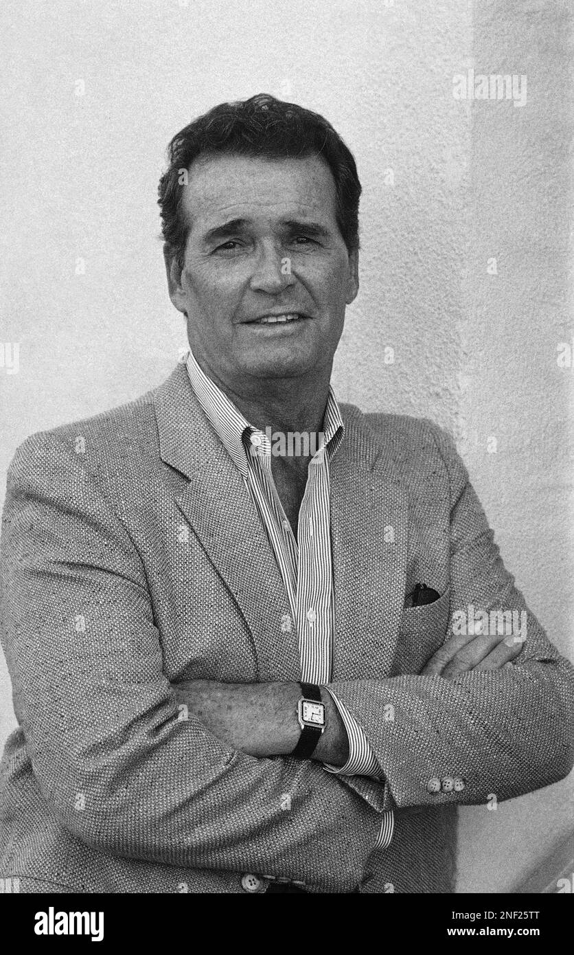 Actor James Garner appears in a Hall of Fame presentation for Hallmark ...