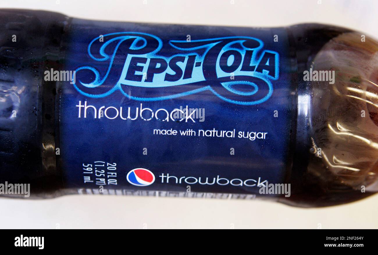 Pepsi-Cola Throwback on display at a liquor store in Sunnyvale, Calif ...
