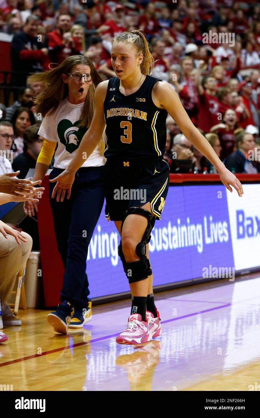 BLOOMINGTON, IN - FEBRUARY 16: Michigan Wolverines head coach Kim ...