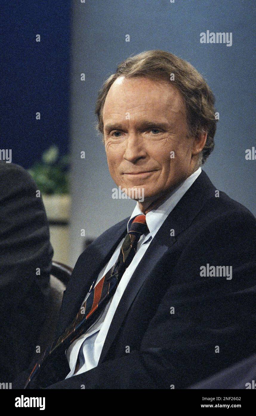 Talk show host Dick Cavett is shown, March 1993. (AP Photo Stock Photo ...
