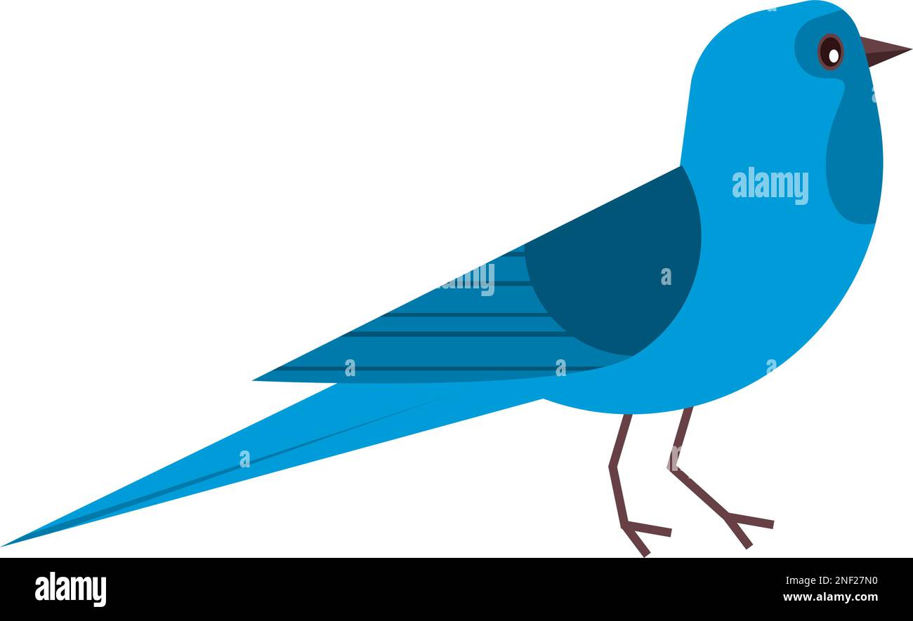 little blue bird Stock Vector Image & Art - Alamy