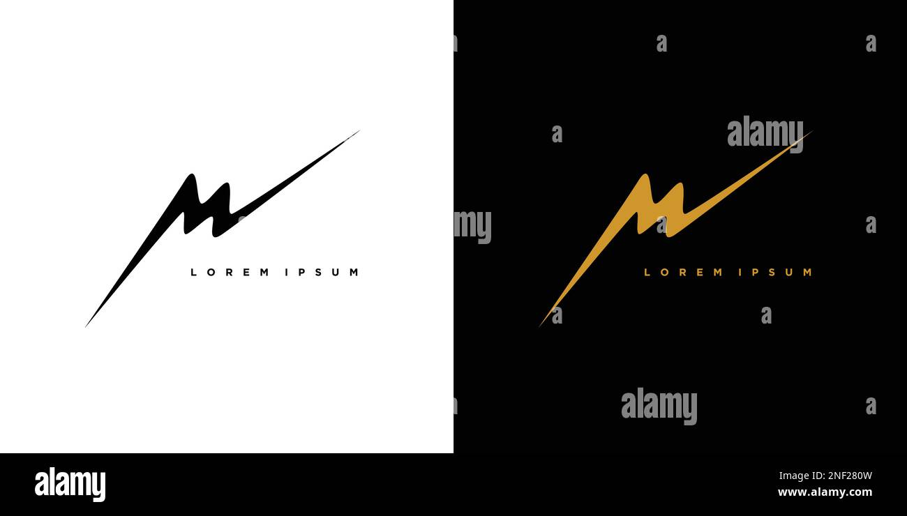 Modern and elegant M logo design Stock Vector Image & Art - Alamy