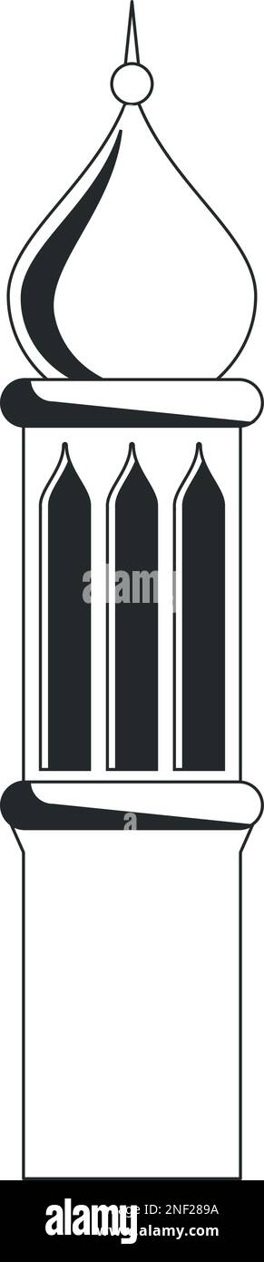 muslim mosque tower Stock Vector Image & Art - Alamy