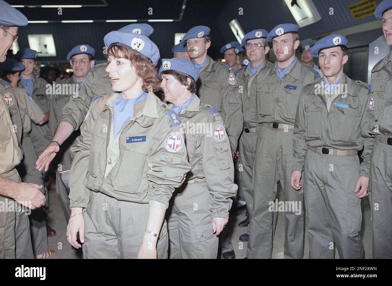 Members of the Swiss medical unit attached to Untag arrived on ...