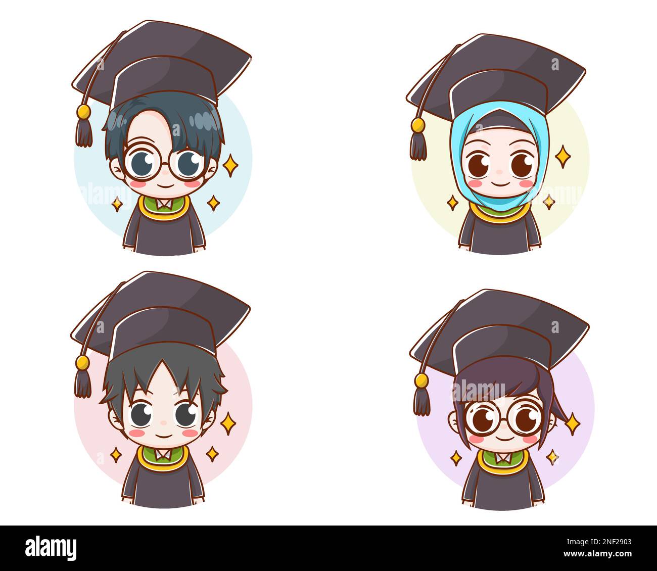 Muslim graduation Stock Vector Images - Alamy
