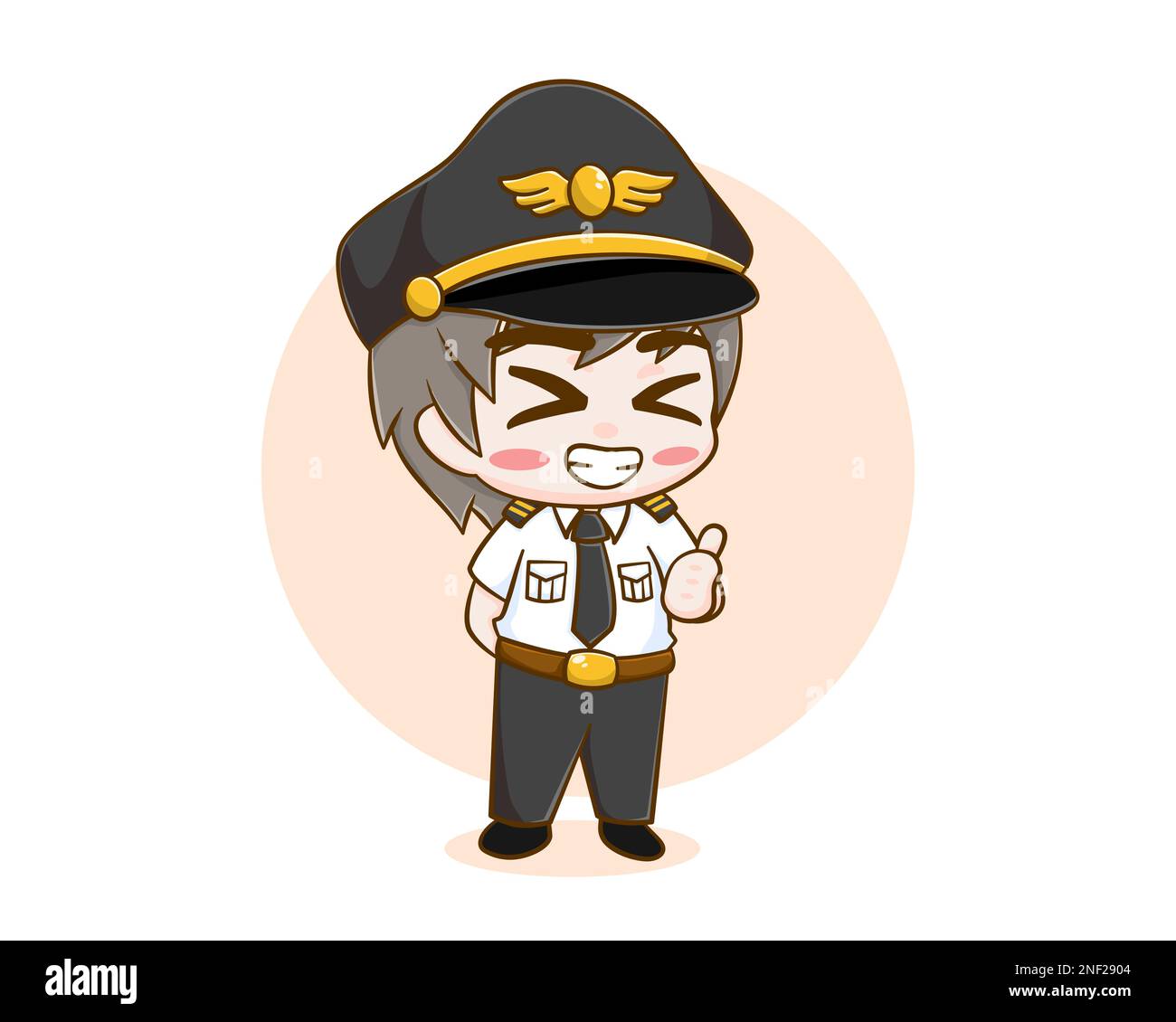 Cute pilot boy cartoon character Stock Vector Image & Art - Alamy