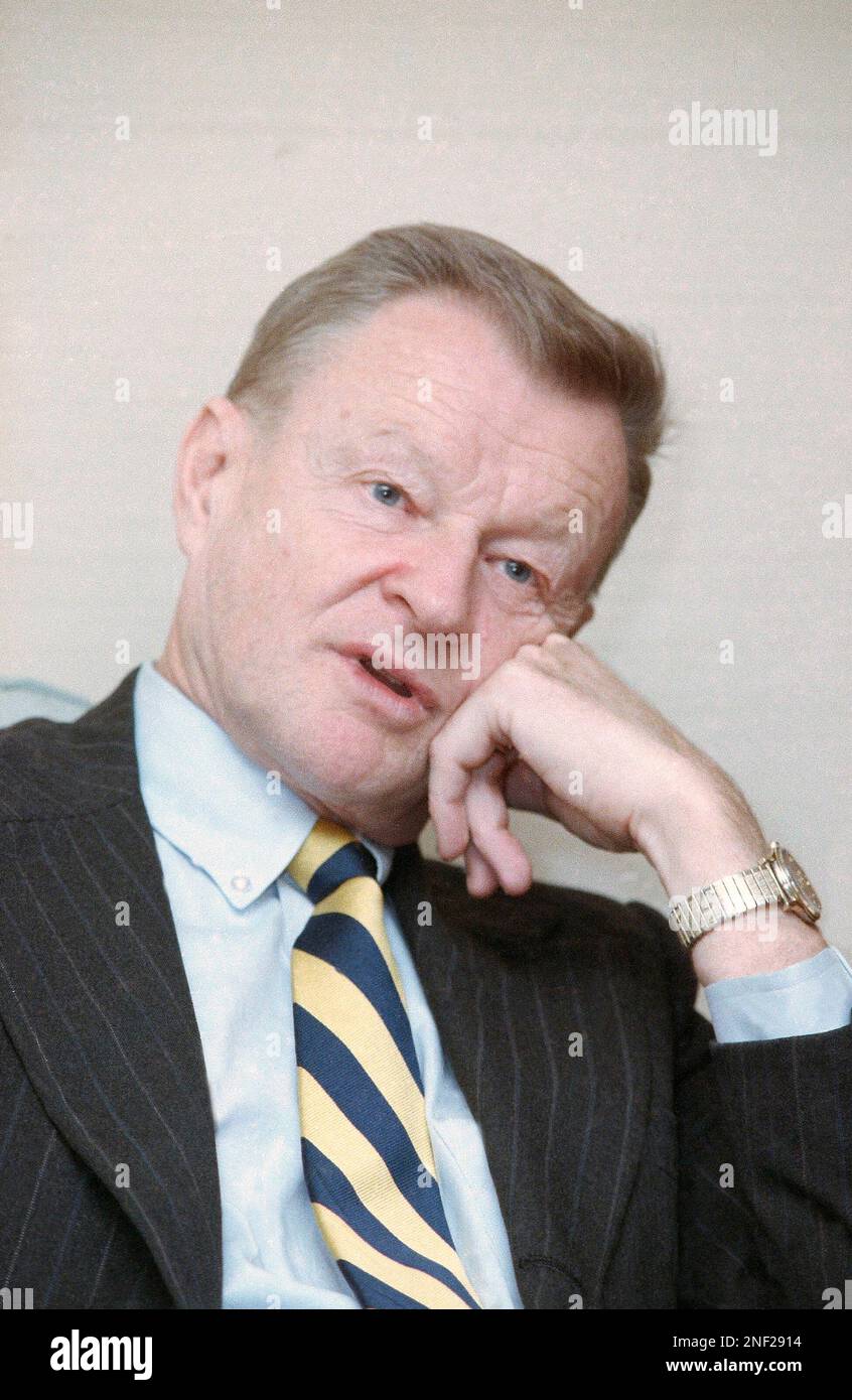 Former National Security Advisor to President Jimmy Carter, Zbigniew ...
