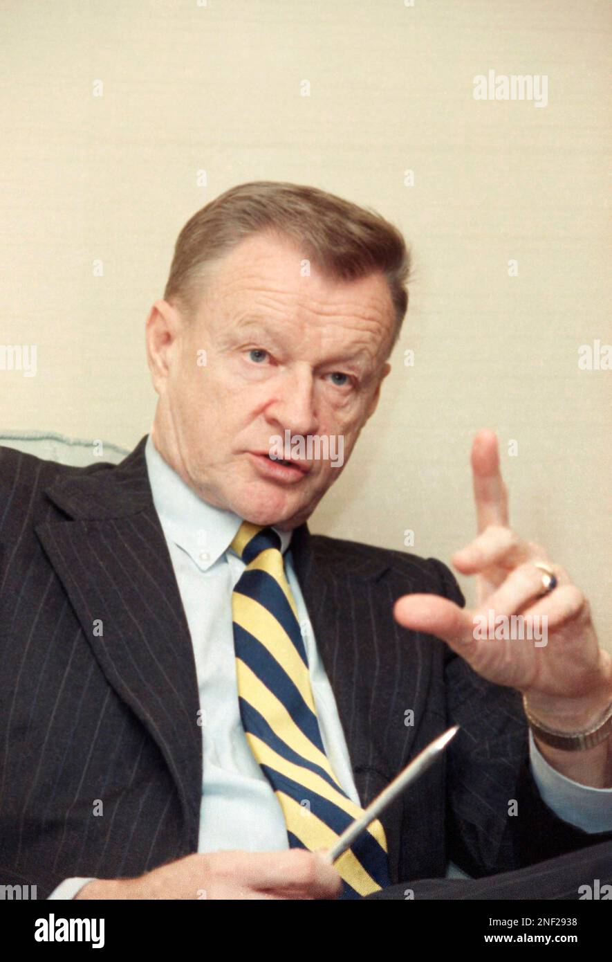 Former National Security Advisor to President Jimmy Carter, Zbigniew ...