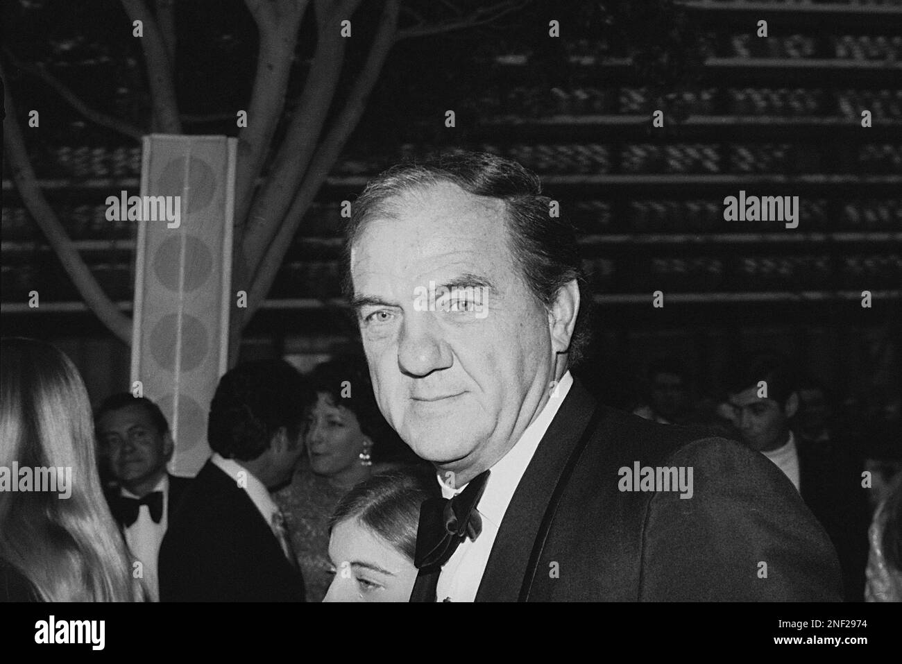 Actor Karl Malden, who portrayed General Omar Bradley in the film ...