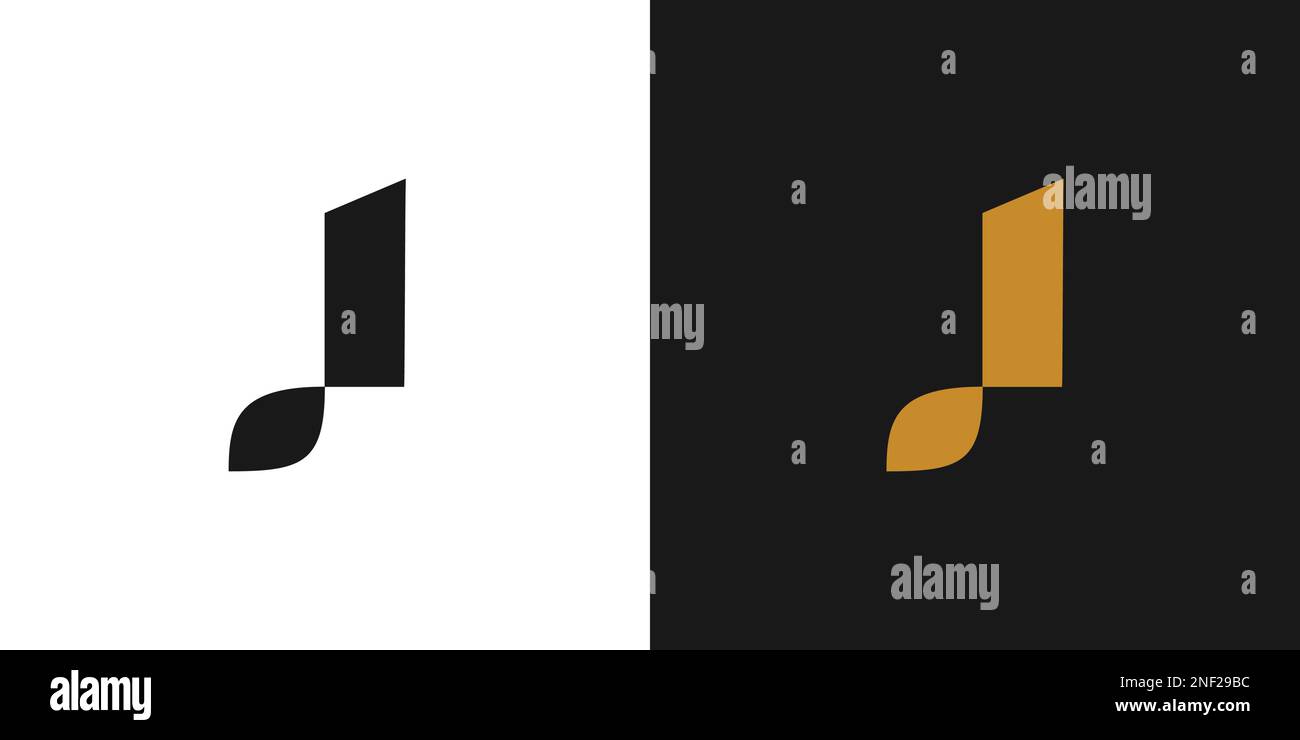 modern and simple letter J initials logo design Stock Vector Image ...