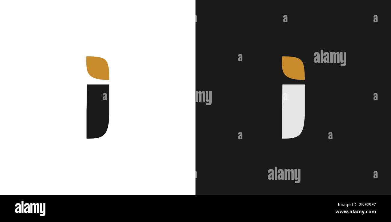 Modern and simple I logo design Stock Vector Image & Art - Alamy