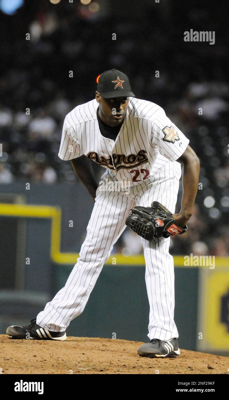 In this June 24, 2009 photo Houston Astros reliever LaTroy Hawkins on ...