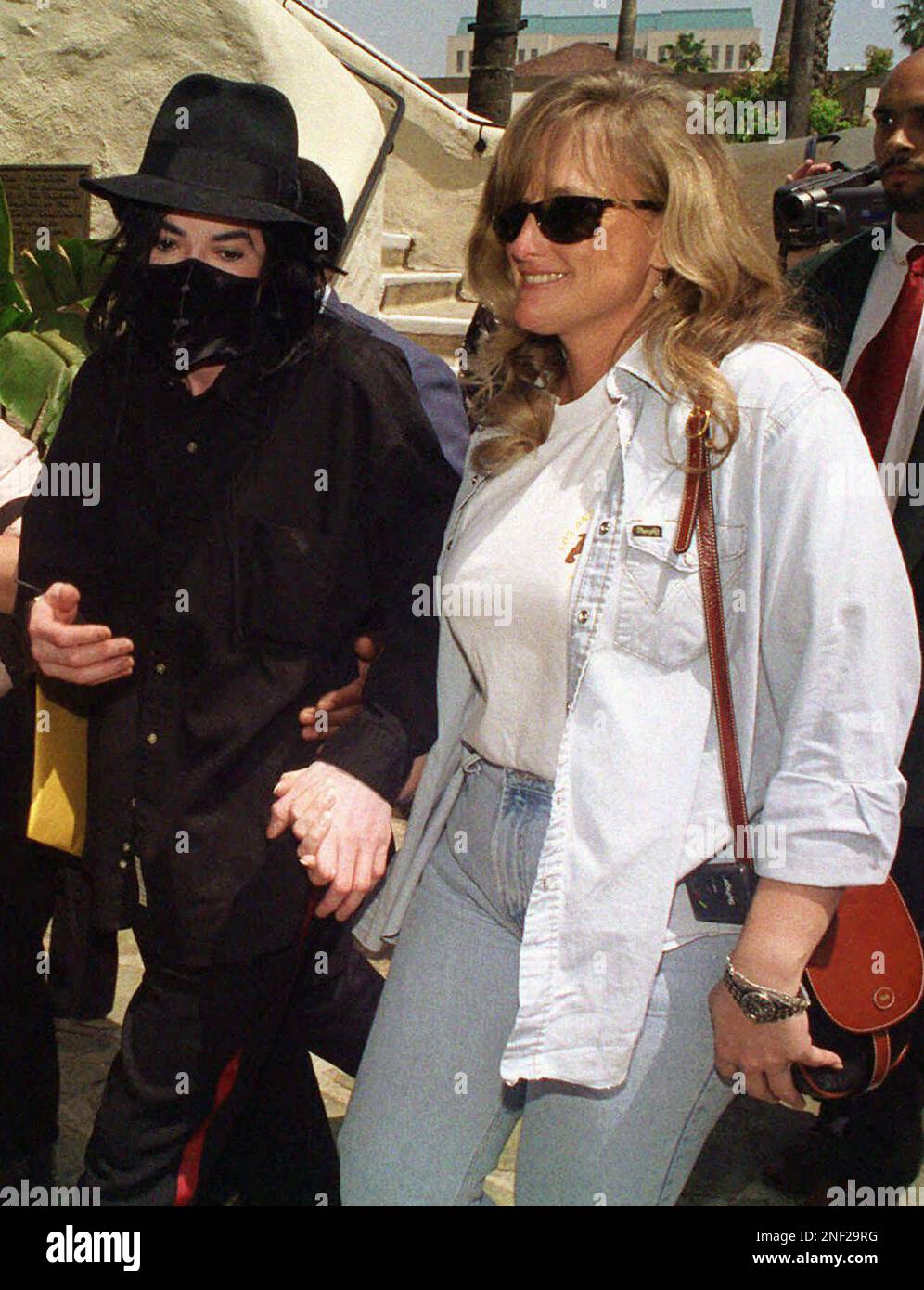 FILE - In this April 28, 1996 file photo, pop singer Michael Jackson ...