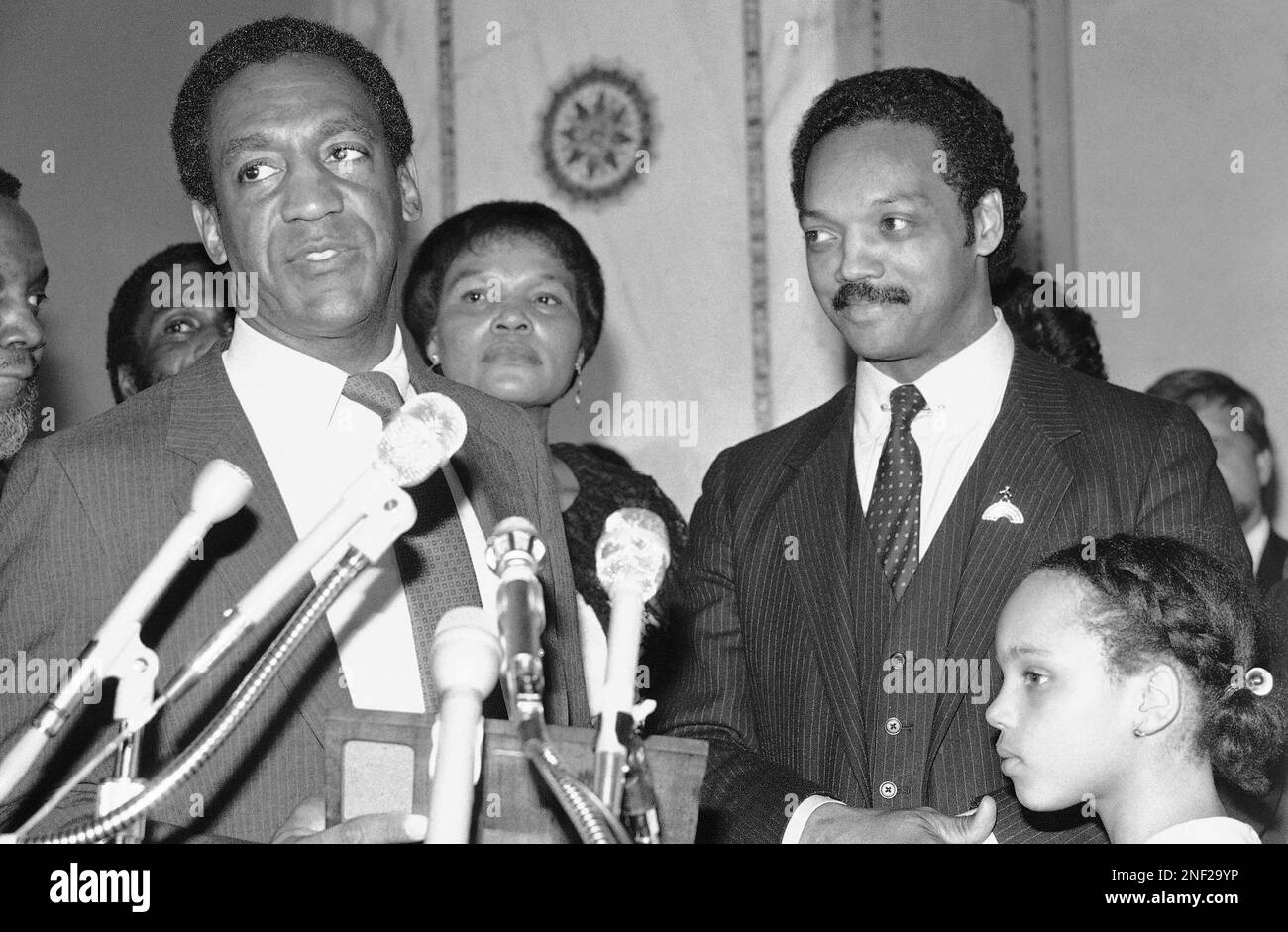 Entertainer Bill Cosby shares the stage with Democratic presidential ...