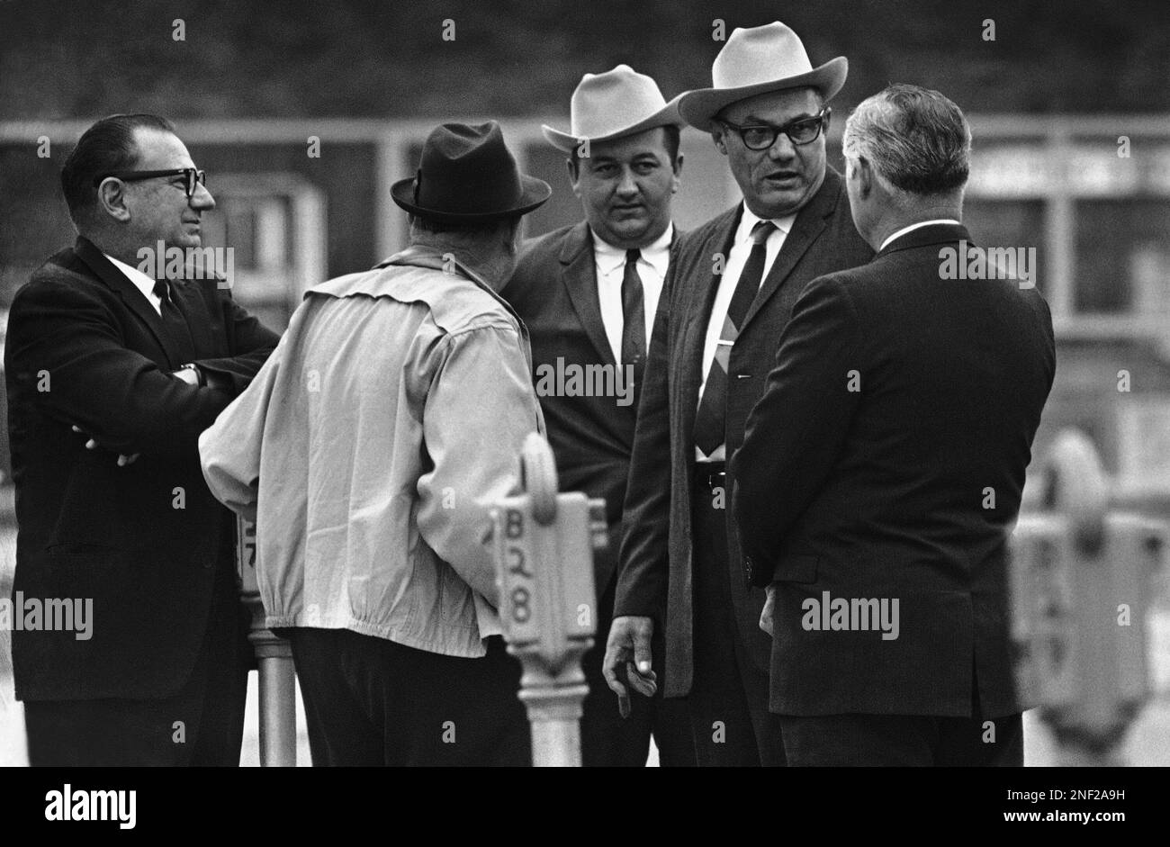 Neshoba County Sheriff Lawrence Rainey (right) and Deputy Cecil Price ...