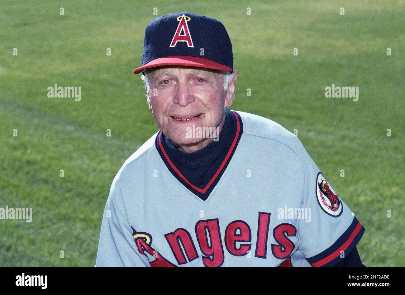 Shown in photo are head and shoulder shots of Coach Jimmy Reese of the ...